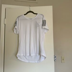 adidas | Tops | Adidas Running Clima Cool Reflective Top White Xl See ...